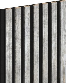Mexen Lam-F akustické stěnové lamely 275 x 31,5 cm, plsť 6 mm, Bělený dub - S105-275317-2812-064
