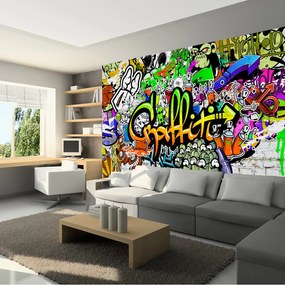 Fototapeta - Graffiti na zdi 300x210 + zdarma lepidlo