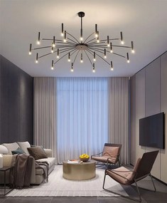 Toolight Toolight, stropní lampa 15xG9 APP1196-15CP, černá, OSW-40113