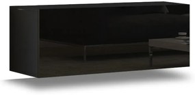 Ral Závěsná skříň GS 4 Barva dřeva: Černá matná + lesklé čelo