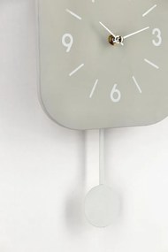 BIZZOTTO Nástěnné hodiny HOME šedé 37cm 0182414