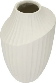 Váza Ice Jar 38 cm krémová