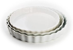 Porcelánová forma na koláče BASIC 26 cm bílá