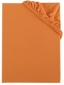 Prostěradlo oranžové meruňkové jersey EMI: Dětské prostěradlo 60x120