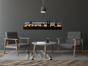 Li-Go "Praha" světelný obraz 230V 125x35cm