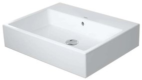 Duravit Vero Air - Umyvadlo 60x47 cm, s přepadem, bez otvoru pro baterii, bílá 2350600060