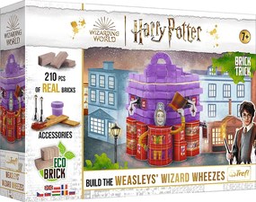 Trefl brick trick harry potter: weasleyho kouzelnické žertíky m 210 dílů
