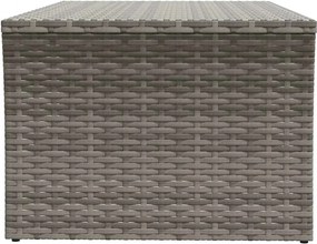 Konferenční stolek šedý 100 x 50 x 40 cm polyratan 319391