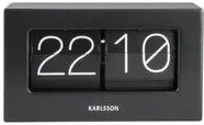 Designové stolní překlápěcí hodiny Karlsson KA5620BK 21cm