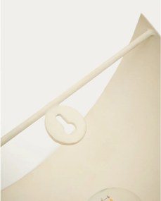 Bílé nástěnné svítidlo do zásuvky Nibla – Kave Home