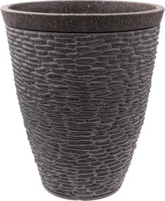 Květináč z recyklovaného plastu ø 38 cm – Dakls