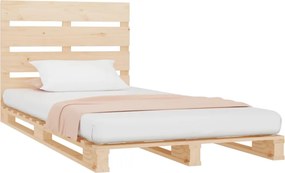 Rám postele 90 x 190 cm masivní borovice Single 3190495
