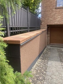 Báča Beton Kamenný koberec na stěnu Vulcano Frakce: Střední (1 – 4 mm), vydatnost setu 3,5 m², Doporučené použití v: exteriéru - polyuretanové pojivo