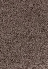 Kusový koberec Dream Shaggy 4000 mocca Kulatý 80 cm průměr