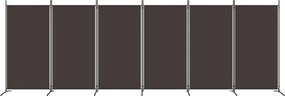 vidaXL 6dílný paraván 520x180 cm textil [350273] Barva: antracitová