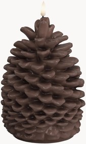 Ručně vyrobená vánoční LED svíčka's realistickým plamenem Pine Cone