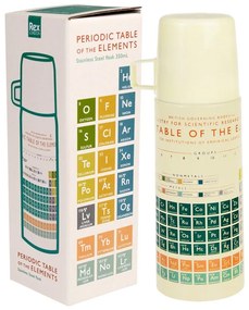 Krémová dětská termoska 350 ml Periodic Table – Rex London