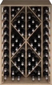 Expovinalia Regál na víno TORAL II Materiál a odstín: Borovice s odstínem světlý dub