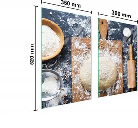 Skleněná Ochranná Deska Do Kuchyně 65x52 Kuchyně