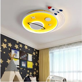Brilagi -LED Dětské stropní svítidlo STARSHIP LED/64W/230V 3000/4500/6000K žlutá