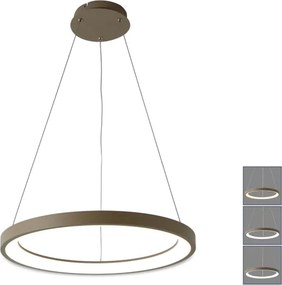 BRILAGI - LED Stm lustr na lanku FALCON SLIM LED/42W/230V pr. 50 cm béžová + DO