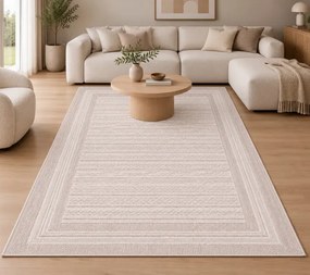 Koberec LENA E571A světle hnědý / béžový