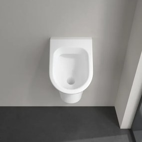 VILLEROY & BOCH Villeroy &amp; Boch ARCHITECTURA - Odsávací pisoár, 355x385 mm, přívod vody skrytý, bílá alpin 55740001