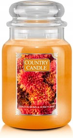 Velká svíčka Golden Mums & Honeycrisp Country Candle