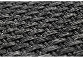 Kusový koberec Decra černý 80x250cm