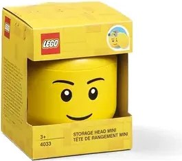 LEGO® Storage Úložná hlava (mini) chlapec / 10,2 x 12 x 10,2 cm / PP