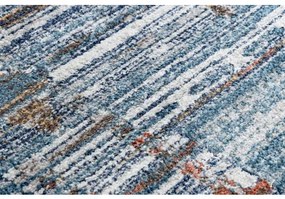 Moderní koberec BELLE BF13C modrý / béžový střapce velikost 160x220 cm | krásné koberce cz