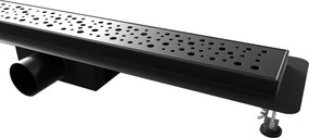 B-DRAINWELL 50 Black Odtokový podlahový žlab, bublinky