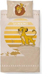 Carbotex Povlečení do postýlky Lví král malý Simba 100x135 + 40x60