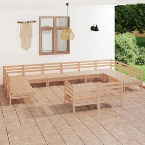 12dílná zahradní sedací souprava masivní borovice 3083494
