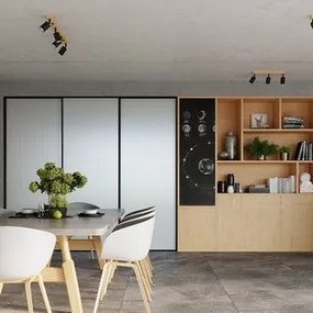 Nástěnné svítidlo SOLLUX VERDO černé GU10 1x10W bez žárovky SL.1290