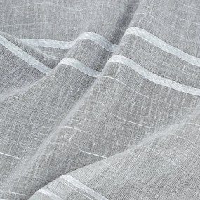 ZÁCLONA NA POUTKÁCH ARCADIA 140X250 CM STŘÍBRNÁ