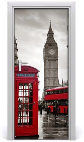 Fototapeta samolepící na dveře Big Ben Londýn 75x205 cm