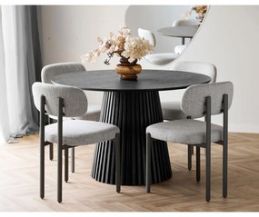 House Nordic Jídelní stůl OSAKA ø120 cm černý