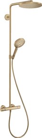 Hansgrohe Raindance Select S, Showerpipe 240 1jet PowderRain s termostatem, kartáčovaný bronz, HAN-27633140