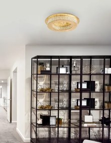 LED stropní svítidlo Zeffari 50 zlaté