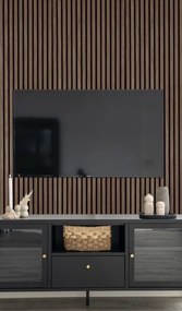 House Nordic Akustický panel VENEER 240x60 cm tmavý 5550011