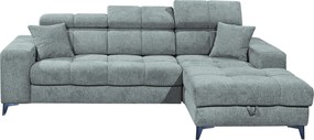 XXXLutz ROHOVÁ SEDAČKA, textil, světle modrá MID.YOU - Sedací soupravy - 002220047411