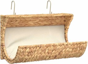 Pelíšek pro kočku s polštářkem vodní hyacint 37 x 20 x 20 cm 245496