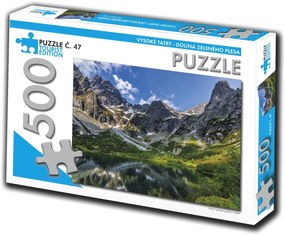 Puzzle tourist edition puzzle vysoké tatry, dolina zeleného plesa 500 dílků (č.47)