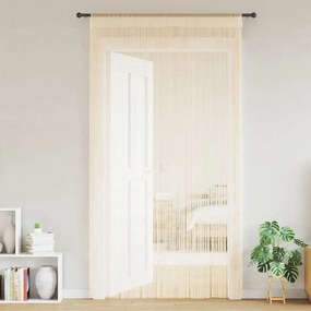 Provázkové záclony 2 ks 140 x 250 cm krémové 132403