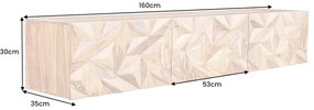 Invicta Dřevěný TV stolek ALPINE 160 cm sheesham 43708