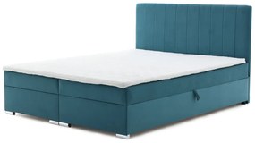 Čalouněná postel boxspring GRENLLAND + topper, 160x200, trinity 13
