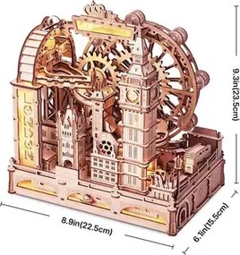 RoboTime 3D mechanická skládačka kuličkové dráhy Londýn