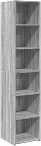 Skříň highboard šedá sonoma 40 x 41 x 185 cm kompozitní dřevo 3281671
