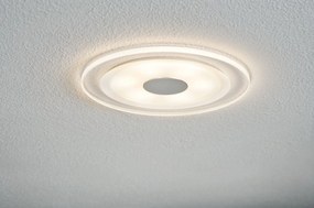 Paulmann 92543 Premium Line wirl LED, set 3 ks zápustných LED svítidlel, 6W LED v teple bílé barvě světla, matný chrom, prům. 15cm